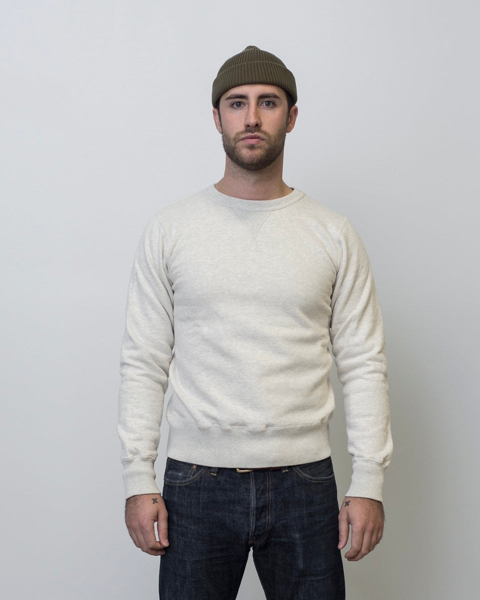Buzz Rickson's Loopwheel Crewneck Sweatshirt Oatmeal – The Foxhole